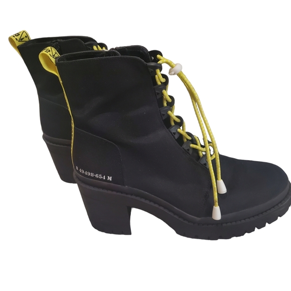 Steve Madden | Shoes | Steve Madden Block Heel Booties Brawler Combat ...